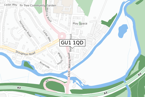 GU1 1QD maps, stats, and open data