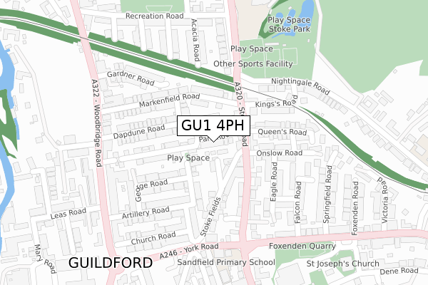 GU1 4PH maps, stats, and open data