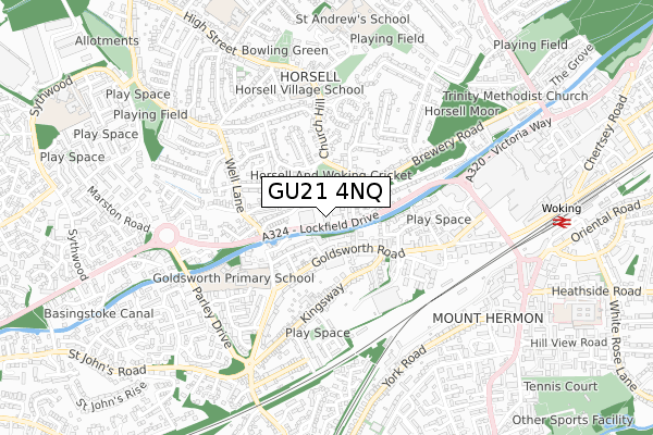 GU21 4NQ maps, stats, and open data