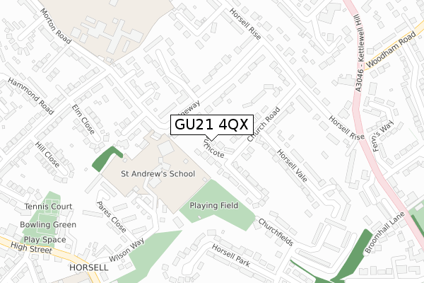 GU21 4QX maps, stats, and open data