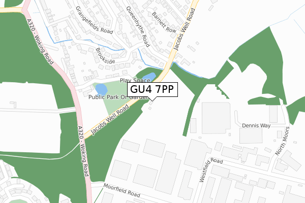 GU4 7PP maps, stats, and open data