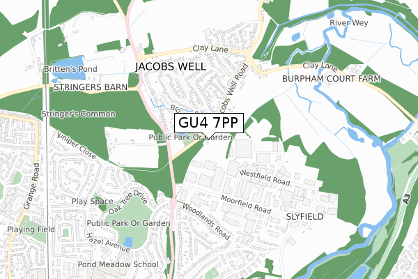 GU4 7PP maps, stats, and open data