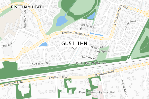GU51 1HN maps, stats, and open data