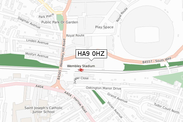HA9 0HZ maps, stats, and open data