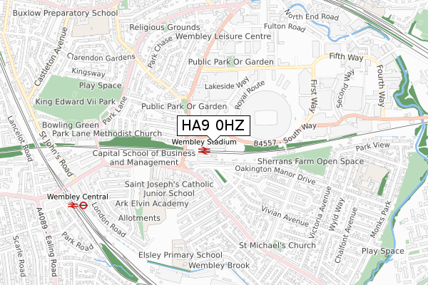 HA9 0HZ maps, stats, and open data