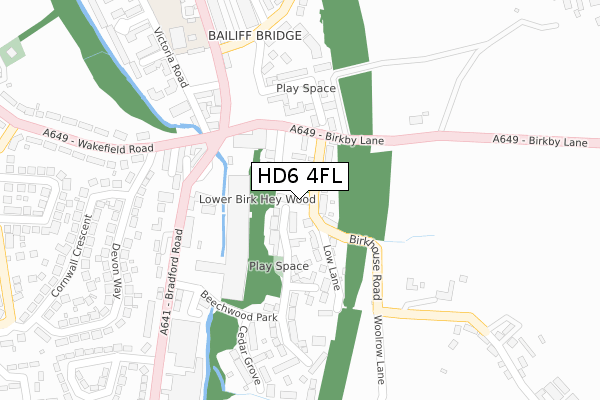 HD6 4FL maps, stats, and open data