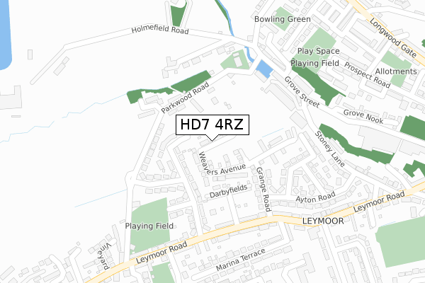 HD7 4RZ maps, stats, and open data