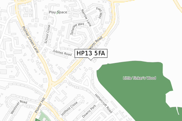 HP13 5FA maps, stats, and open data