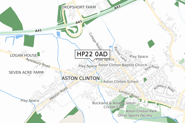 HP22 0AD maps, stats, and open data