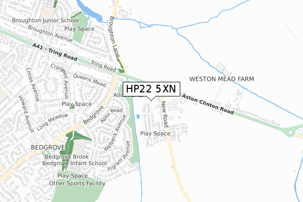 HP22 5XN maps, stats, and open data