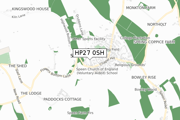 HP27 0SH maps, stats, and open data