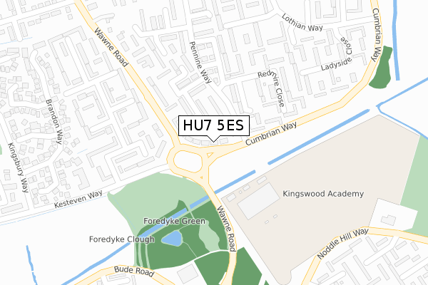 HU7 5ES maps, stats, and open data