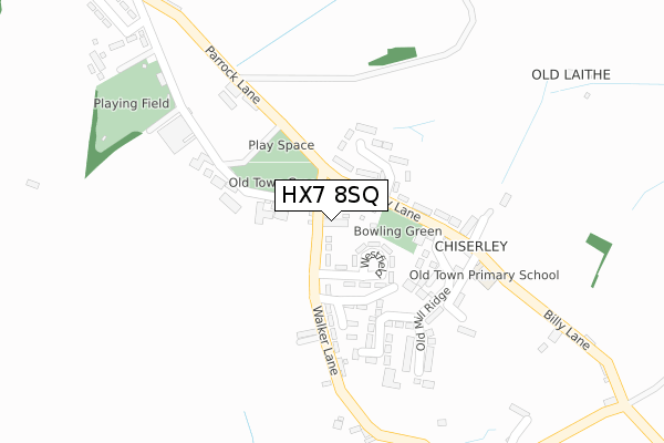 HX7 8SQ maps, stats, and open data
