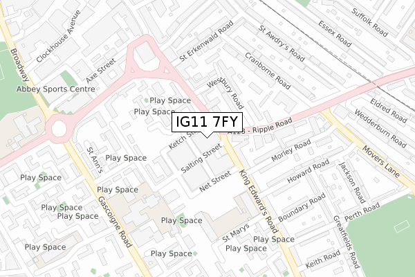 IG11 7FY maps, stats, and open data