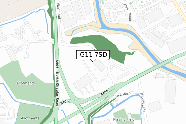 IG11 7SD maps, stats, and open data