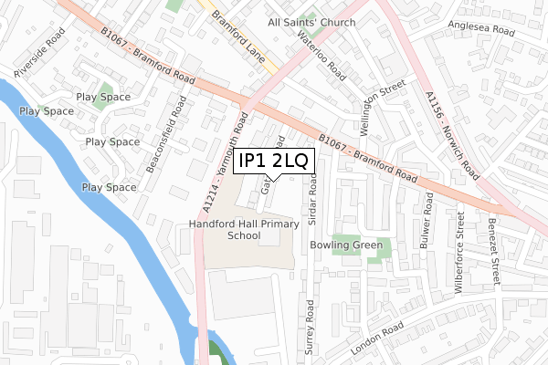 IP1 2LQ maps, stats, and open data