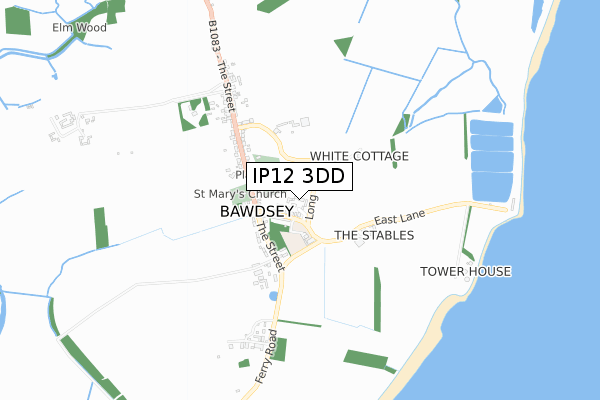 IP12 3DD maps, stats, and open data