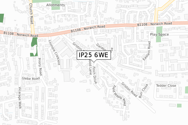 IP25 6WE maps, stats, and open data