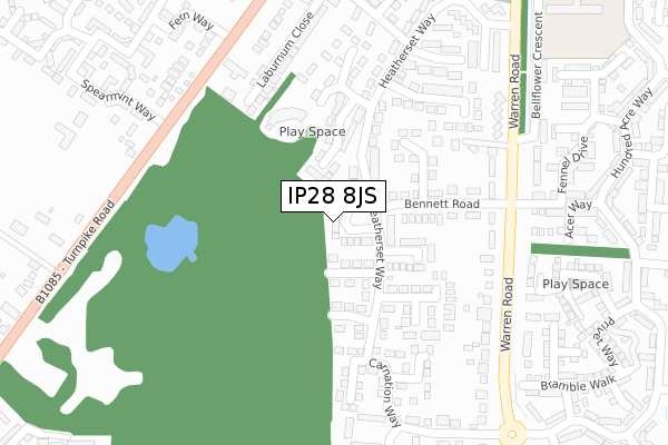 IP28 8JS maps, stats, and open data
