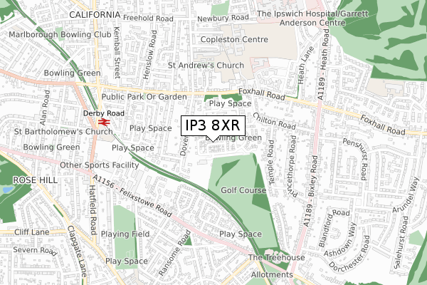 IP3 8XR maps, stats, and open data