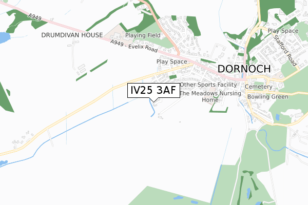 IV25 3AF maps, stats, and open data