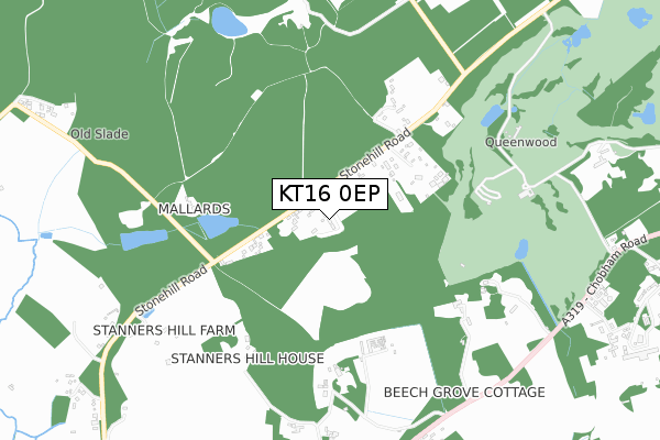 KT16 0EP maps, stats, and open data