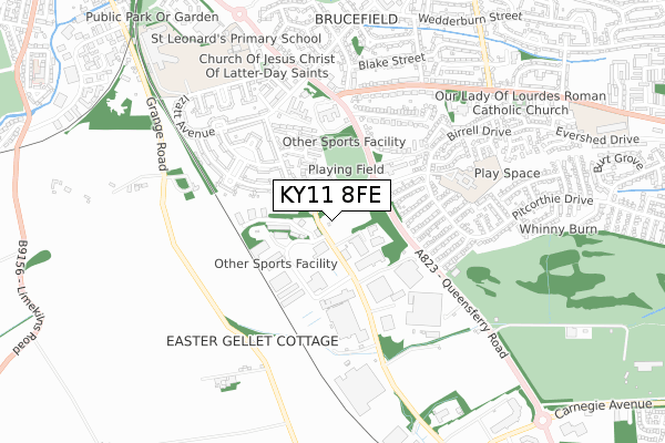 KY11 8FE maps, stats, and open data
