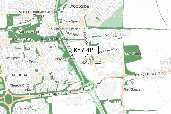 KY7 4PF maps, stats, and open data