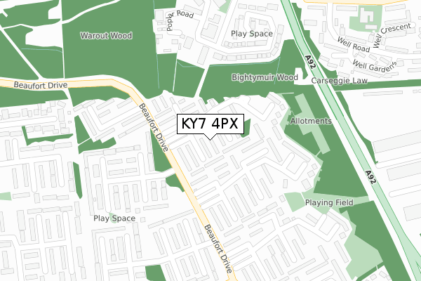 KY7 4PX maps, stats, and open data