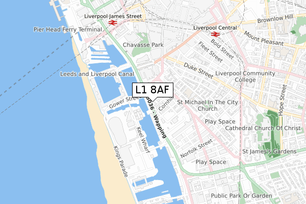 L1 8AF maps, stats, and open data