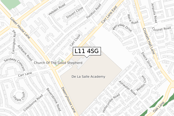 L11 4SG maps, stats, and open data