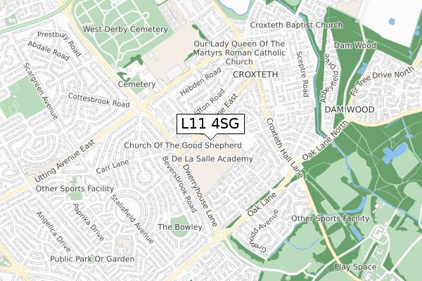 L11 4SG maps, stats, and open data