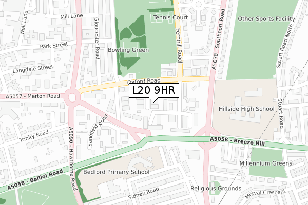 L20 9HR maps, stats, and open data