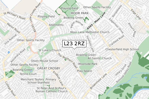 L23 2RZ maps, stats, and open data