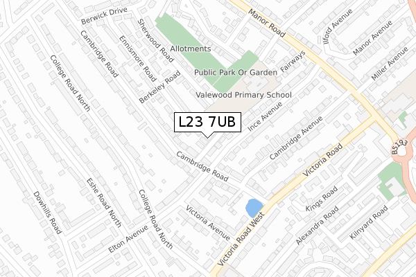 L23 7UB maps, stats, and open data