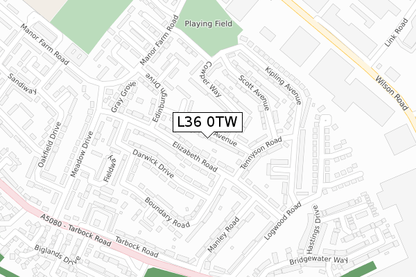 L36 0TW maps, stats, and open data