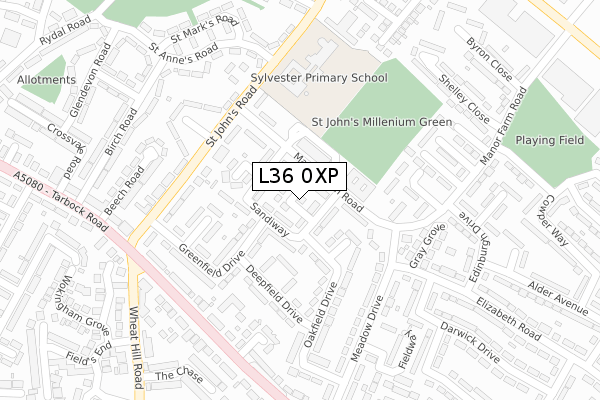 L36 0XP maps, stats, and open data