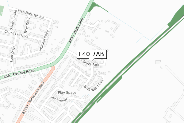 L40 7AB maps, stats, and open data