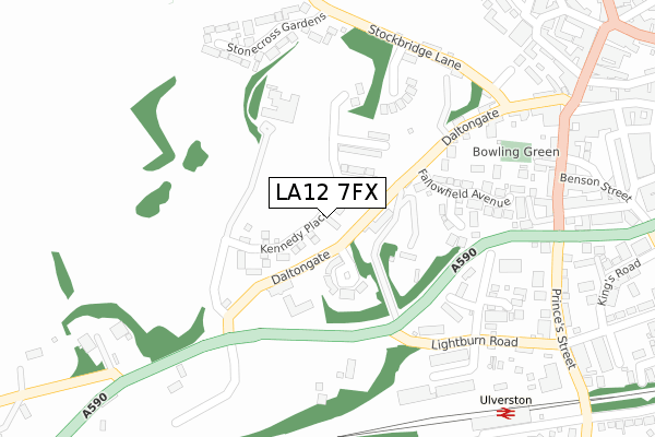 LA12 7FX maps, stats, and open data