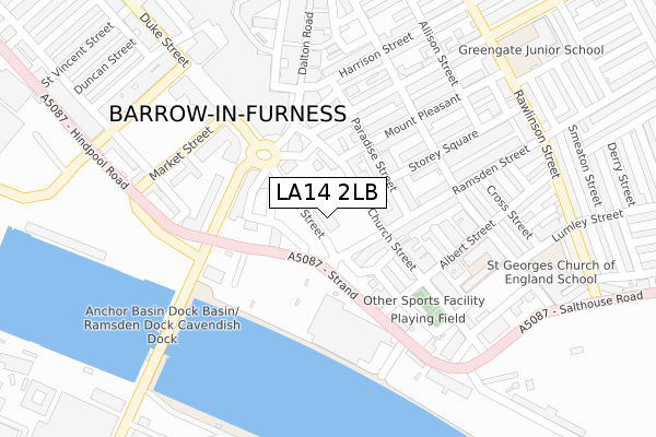 LA14 2LB maps, stats, and open data