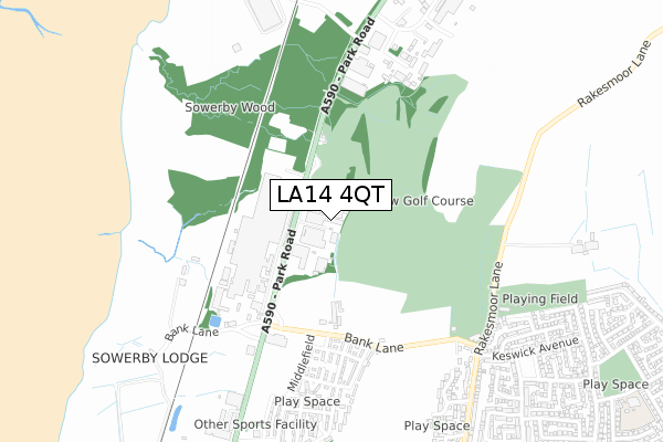 LA14 4QT maps, stats, and open data