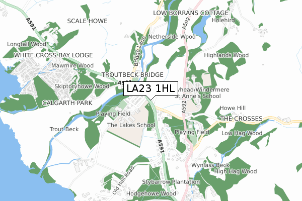 LA23 1HL maps, stats, and open data