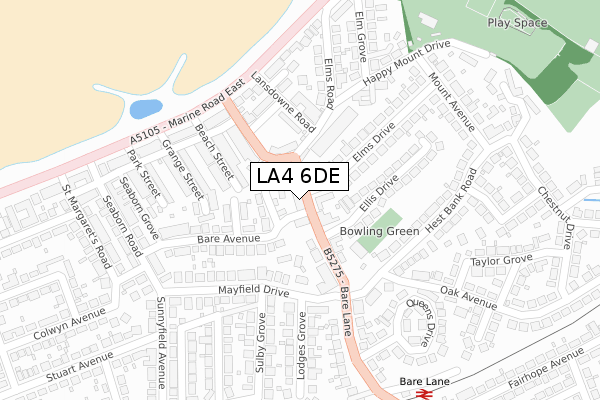 LA4 6DE maps, stats, and open data