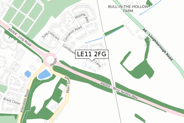 LE11 2FG maps, stats, and open data