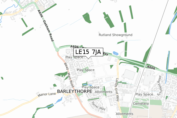 LE15 7JA maps, stats, and open data