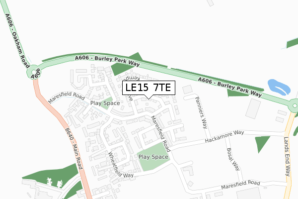 LE15 7TE maps, stats, and open data