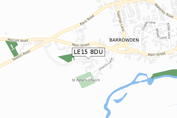 LE15 8DU maps, stats, and open data