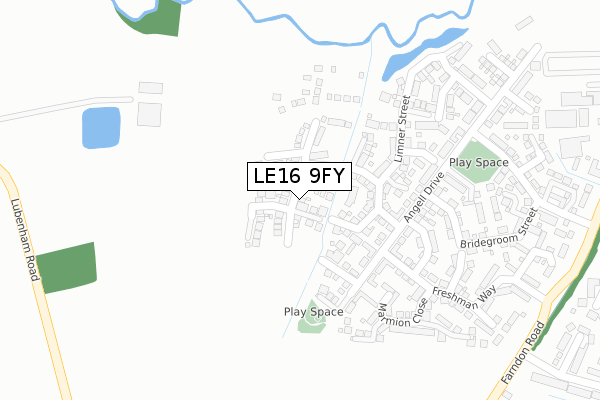 LE16 9FY maps, stats, and open data