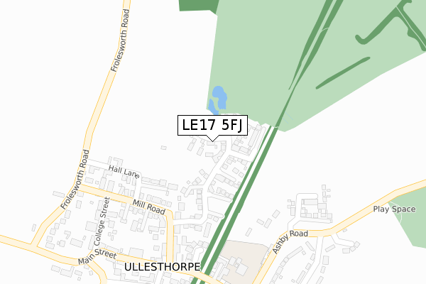 LE17 5FJ maps, stats, and open data