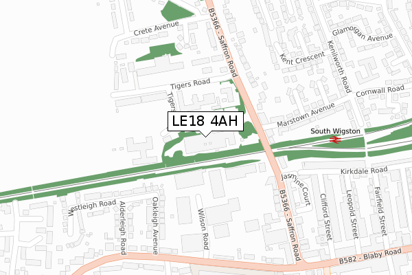 LE18 4AH maps, stats, and open data